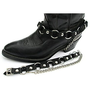 Old West Men's 7 Inch Square Toe Harness Boots - Walmart.com