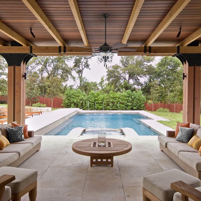 Craftsman Style Ceiling Fan With Light | Shelly Lighting
