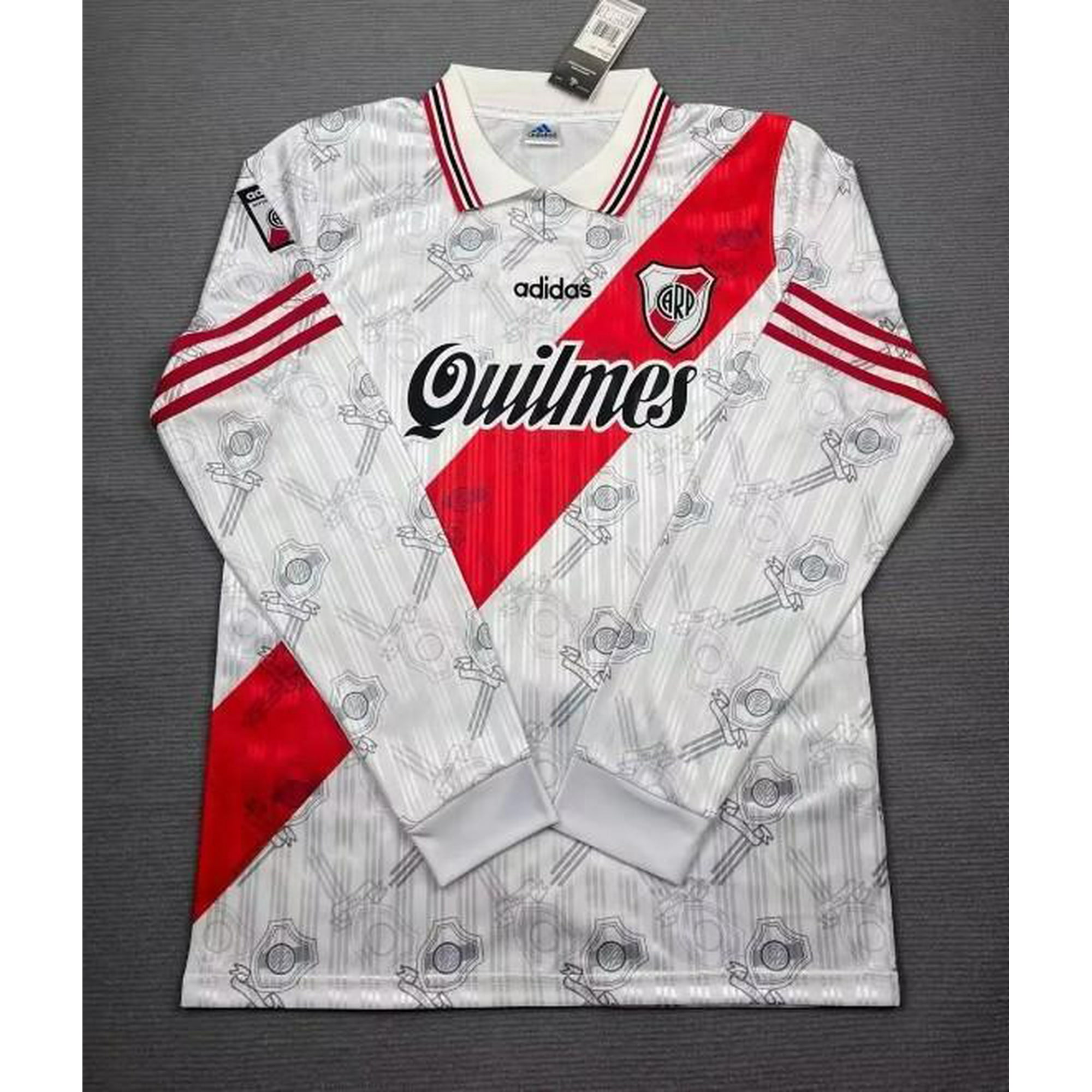 Click here for Laicai River Plate 1996-97 Home Retro Jersey Ls prices