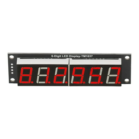 LYUMO Digital Tube Display Module LED 6 Digit 7 Segment 0.56in TM1637 ...