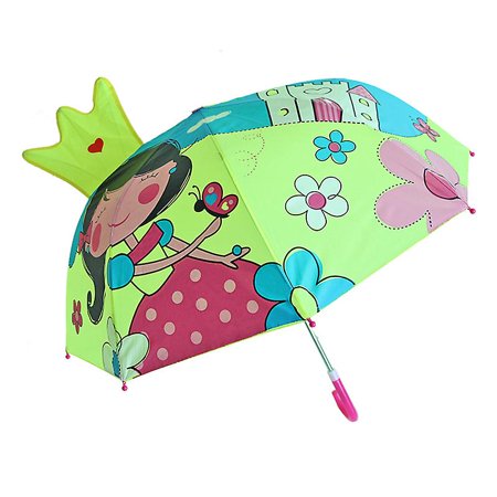Junmo Kids Umbrella Toddlers And Big Kids Lightweight Child-sized Nylon ...