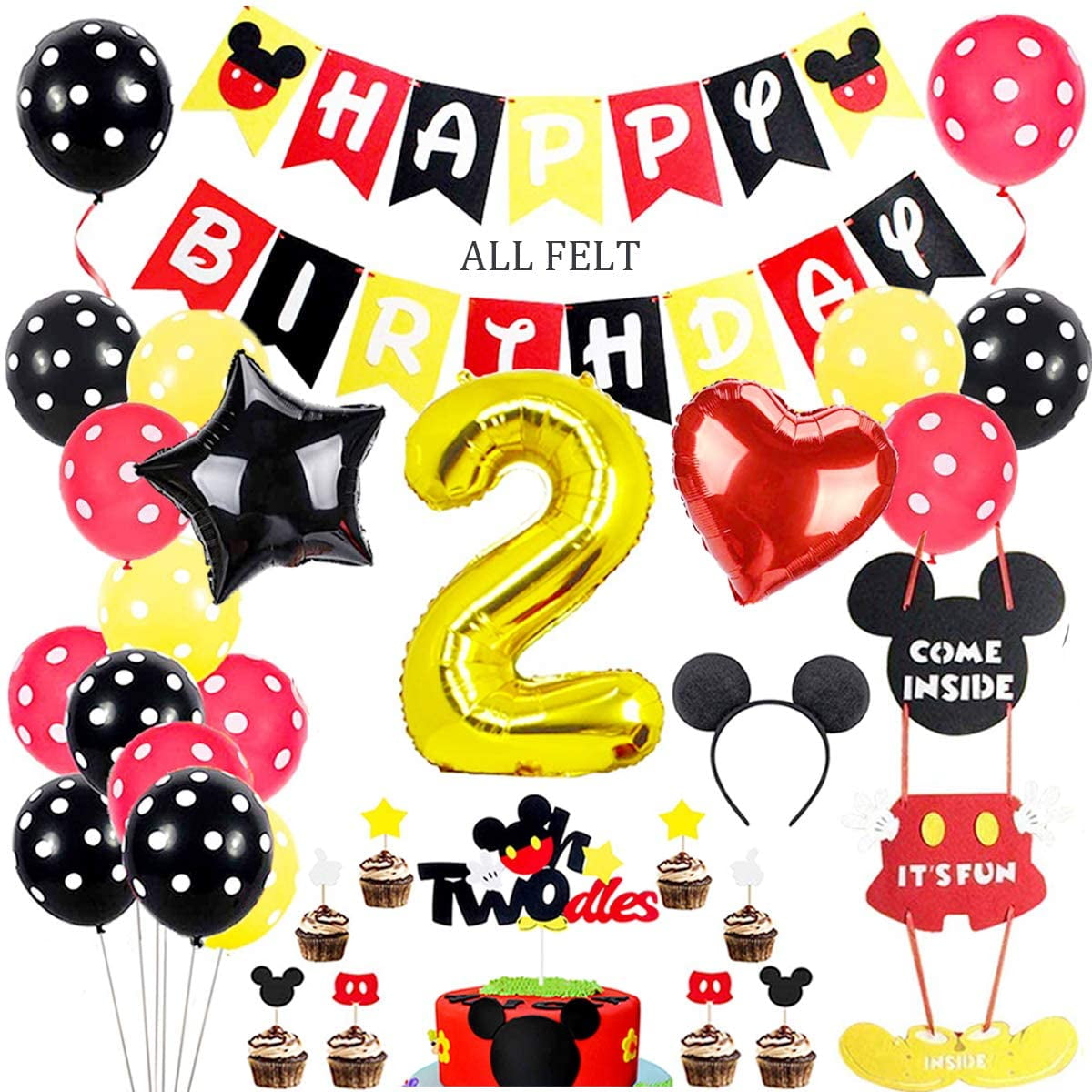 Mickey Mouse 2nd Birthday Decorations