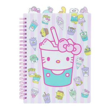 Hello Kitty and Friends Cafe Jumbo 5-Tab Journal, 145 Sheets - Walmart.com