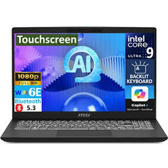 Restored MSI Modern 15 H AI C1MTG – 15.6″ Touchscreen Laptop, Intel ...