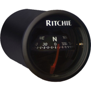 RITCHIE COMPASSES BN-202 Compass, Bulkhead, 4.5" Combi w/ Inclin ...