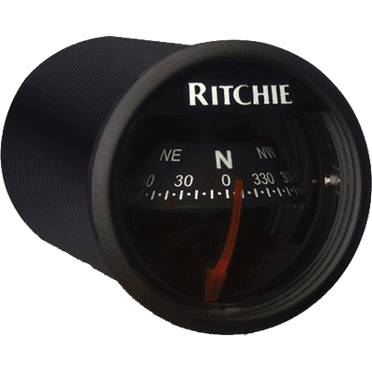 RITCHIE COMPASSES SS-1002 Compass, Flush Mount, 3.75" Dial, Black ...