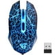 TENMOS Wireless Gaming Mouse Rechargeable Silent Colorful LED Optical ...