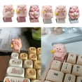 Creative Pink Pig Keycap Cartoon Keycaps For Crossed Stem Mechanical ...