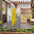 Abstract Art Garden Flag 12x18 Inch Yellow Grey Wall Mottled Texture ...