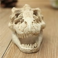 Moocorvic Halloween Aquarium Resin Decoration Skull Creeping Dragon ...