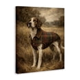 Stupell Industries Hunting Days Plaid Jacket Hound Canvas Wall Art ...