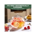 Glass Cooking Pot, 83oz2500ml Glass Pots Cooking On Stove With Lid ...