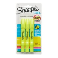 Sharpie Blade Tip Highlighter, Blade Chisel Tip, Yellow -SAN1825629 ...