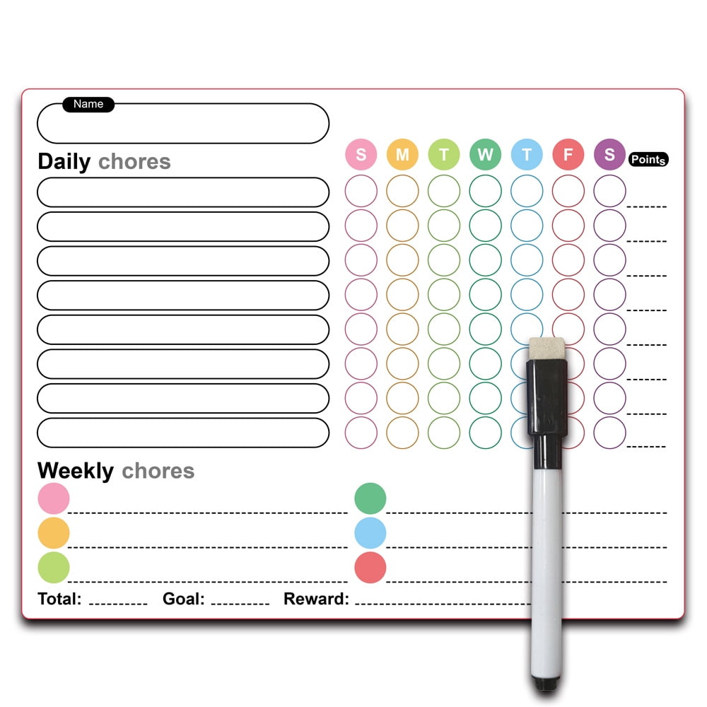 Click here for Lqxzwjy Magnetic Chore Chart For Kids Multiple Kid... prices