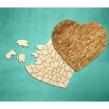 Leisure Arts Wood Puzzle Small Heart 55 Pieces 5.5"X 5.25" Blank ...