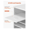 Literature Organizer 36 Compartments, White Wood Mail Sorter ...