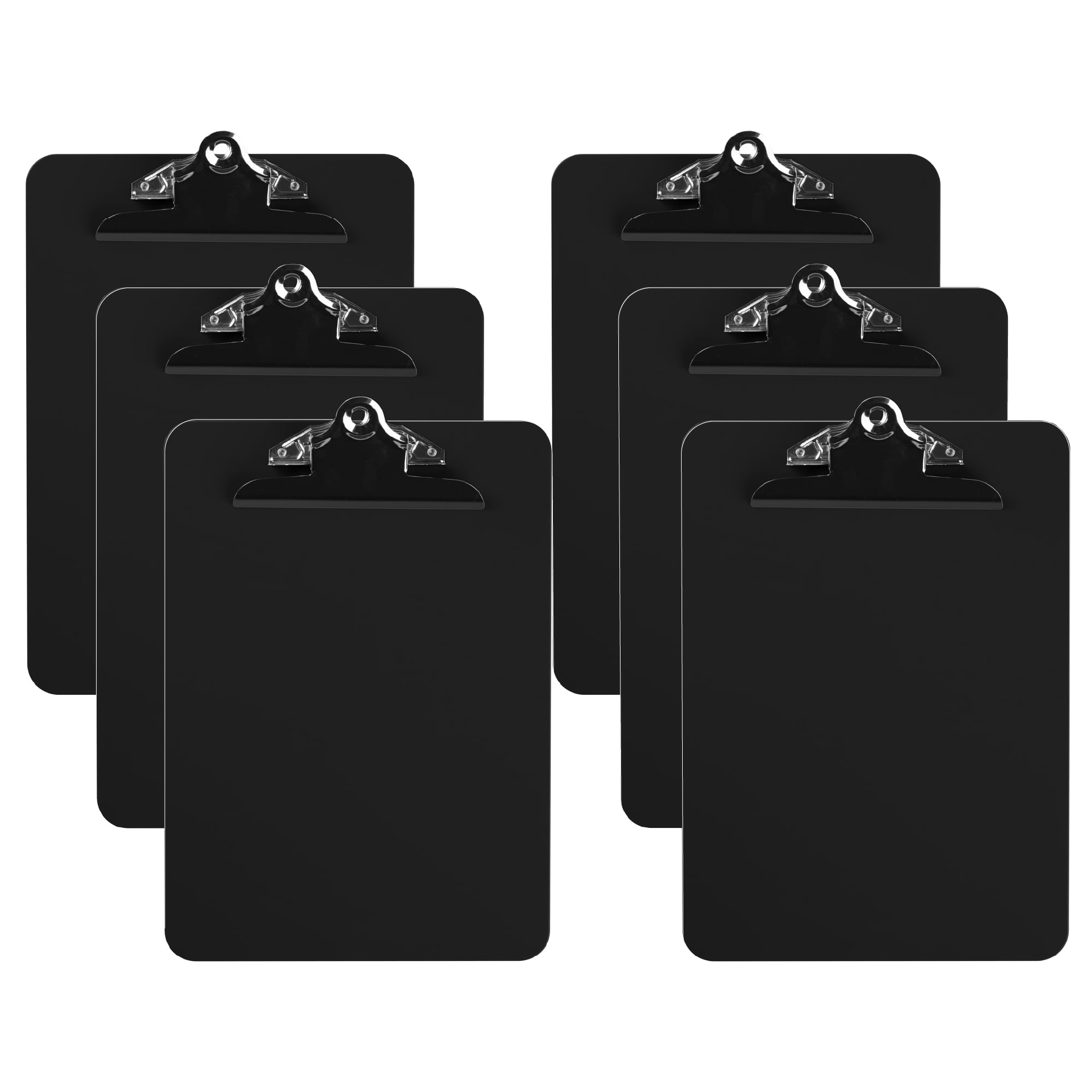 Davis Group Plastic Clipboard, Spring Clip, Black, 6 pack - Walmart.ca