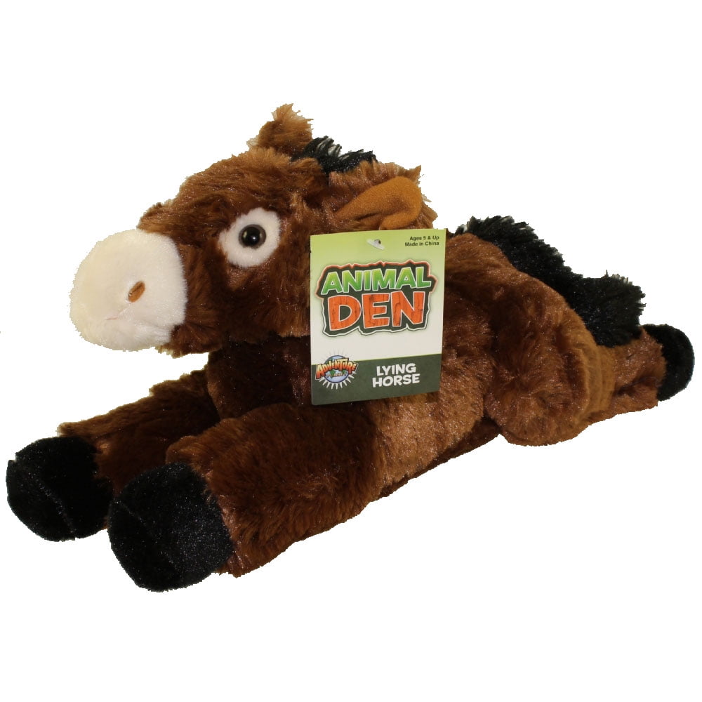 Adventure Planet Plush Animal Den - HORSE (Lying - 14 inch) - Walmart ...