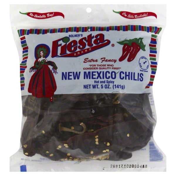 Fiesta Brand New Mexico Chili Pods (Hot & Spicy), 5 oz bag - Walmart.com