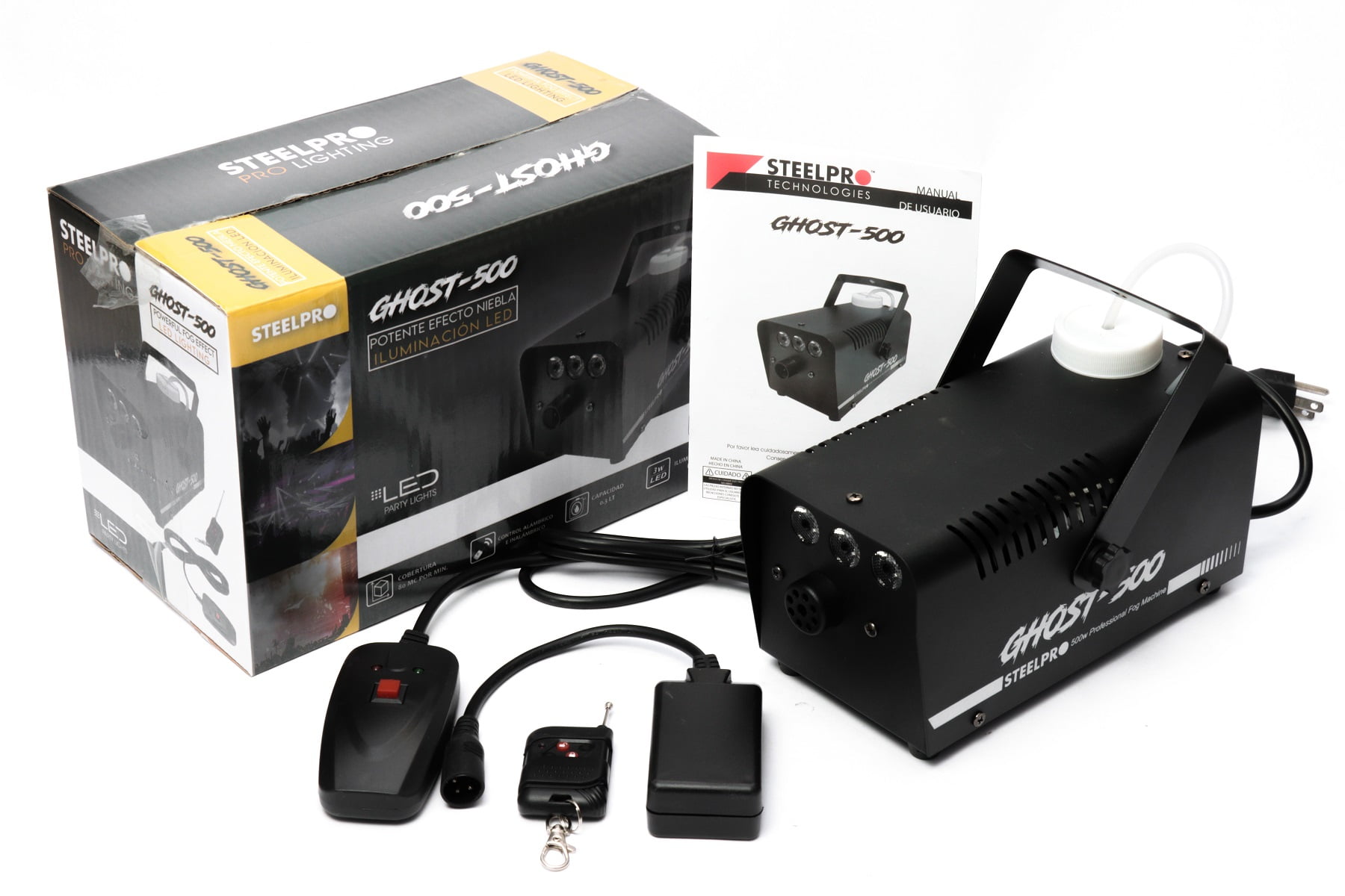 Camara De Humo 500 Watts Ghost-500 Iluminacion Led Steelpro Steelpro GHOST 500 | Bodega Aurrera ...