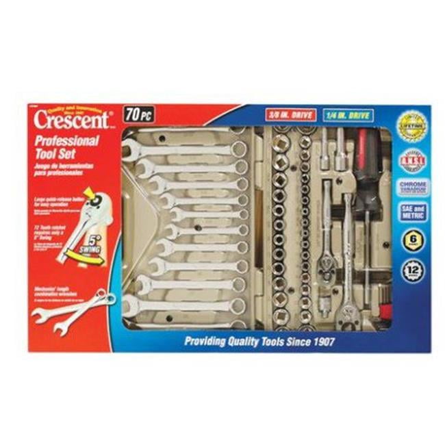 Apex Tool Group CTK70MPN Professional Tool Set, Nickel Chrome - 70 ...
