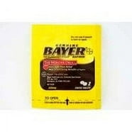 Bayer, ACM12408, Aspirin Single Dose Packets, 50 / Box - Walmart.com