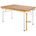 SOGES 47'' Foldable Small Office Writing Desk, Laptop Computer Table ...