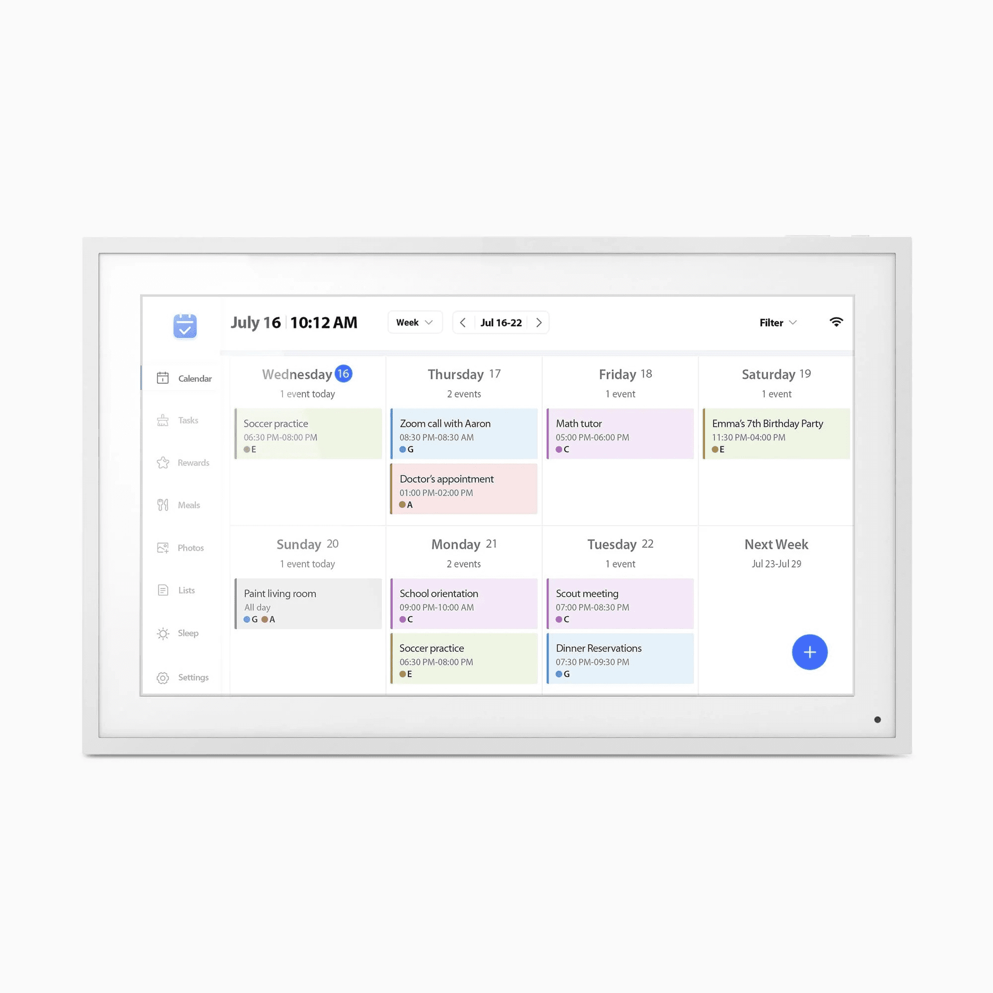 Click here for Aluratek 15.6 Wifi Digital Calendar Photo Frame W/... prices