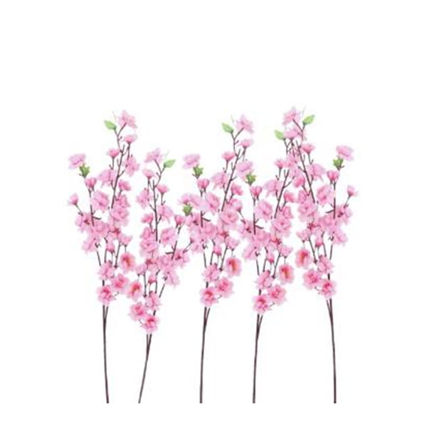 NUOLUX Faux Flower Branches Decorative Greenery Artificial Stems ...