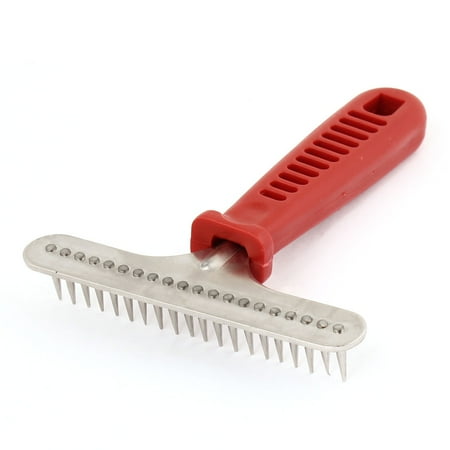 Pet Dog Puppy Grooming Rake Comb Orange Silver Tone | Walmart Canada