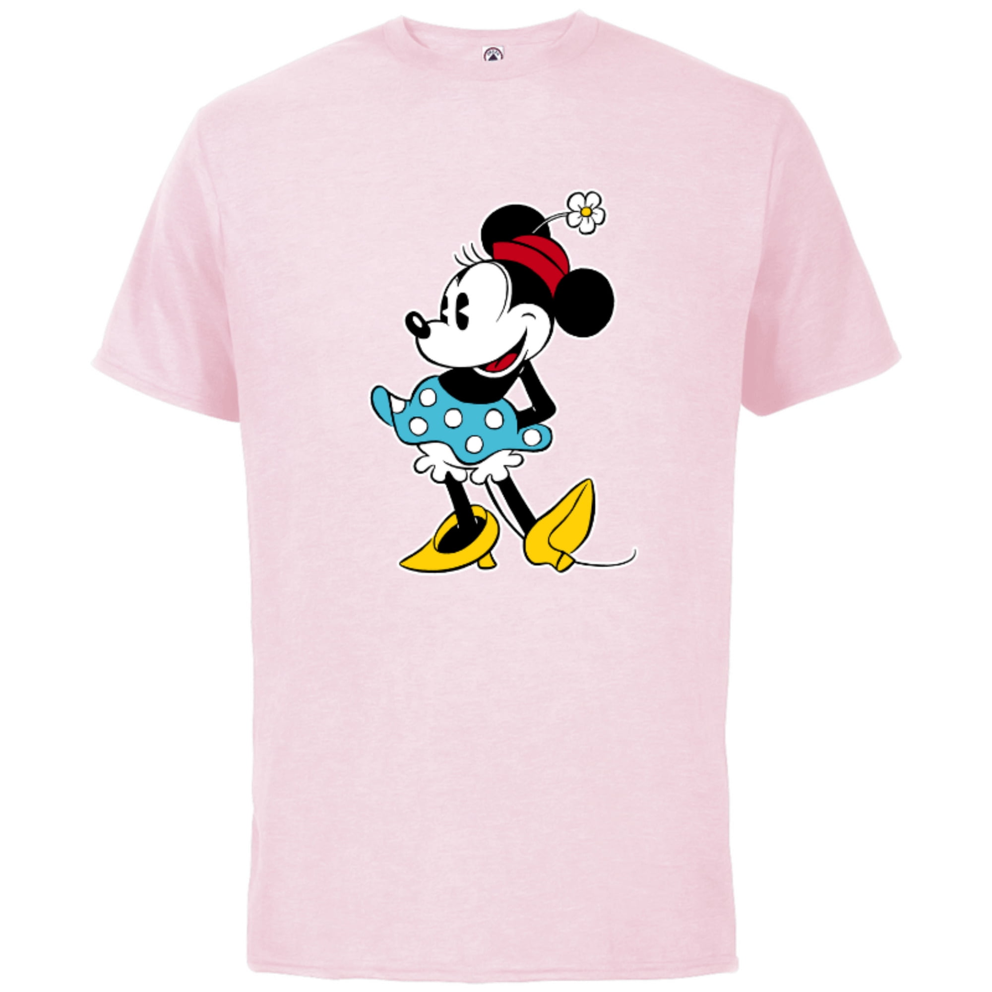 Disney Minnie Mouse Flower Hat - Short Sleeve Cotton T-Shirt for Adults ...