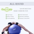Anti‑Burst Soft Yoga Ball Chair, 2200lb Support with Pump for Pilates ...