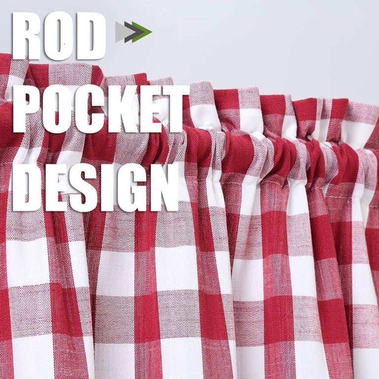 Red Cafe Curtains