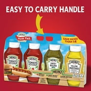 Heinz Mini Bottle Variety Pack, 2.25oz Ketchup, 1.8oz Mayonnaise, 2oz ...