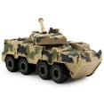 Vokodo Military Tank Toy, Push & Go, Lights & Sounds, Durable Plastic ...