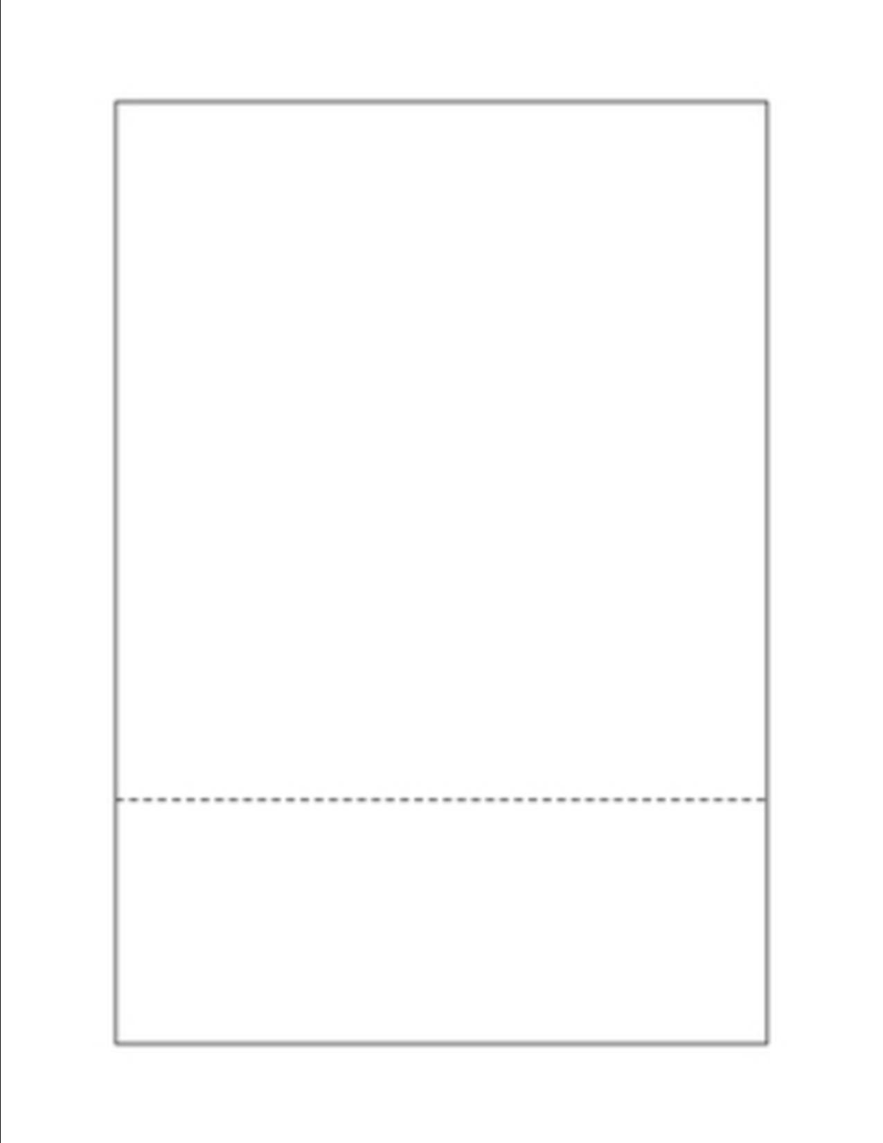 Print-Ready Business Form, 8-1/2" x 14", with Single-Perfed Removable ...