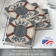 Thirstystone "Lake House Preserver" 4-Pack Tumbled Tile Coasters ...