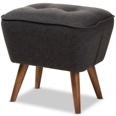 Bowery Hill Faux Leather Storage Bench Ottoman in Dark Brown - Walmart.com