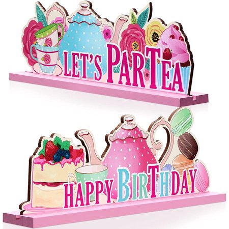 Floral Tea Party Decorations Table Centerpieces for Little Girls Let's ...