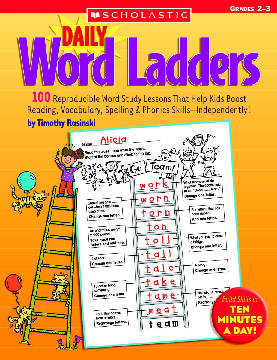 Scholastic 087506 Daily Word Ladders, Grades 2 To 3 - Walmart.com