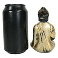 Meditating Buddha Zen Garden Kit With Lotus Candle Holders Sand Rake ...