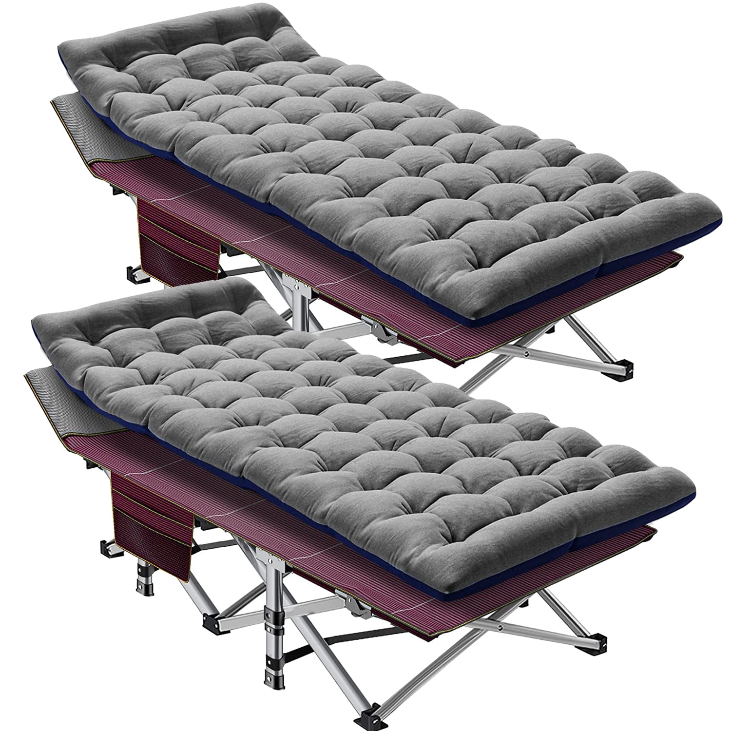 Slsy Camping Cot Portable Folding Cots For Adults Heavy Duty Outdoor