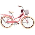 Huffy 24" Nel Lusso Girls' Cruiser Bike, Pink Blush Powder - Walmart.com