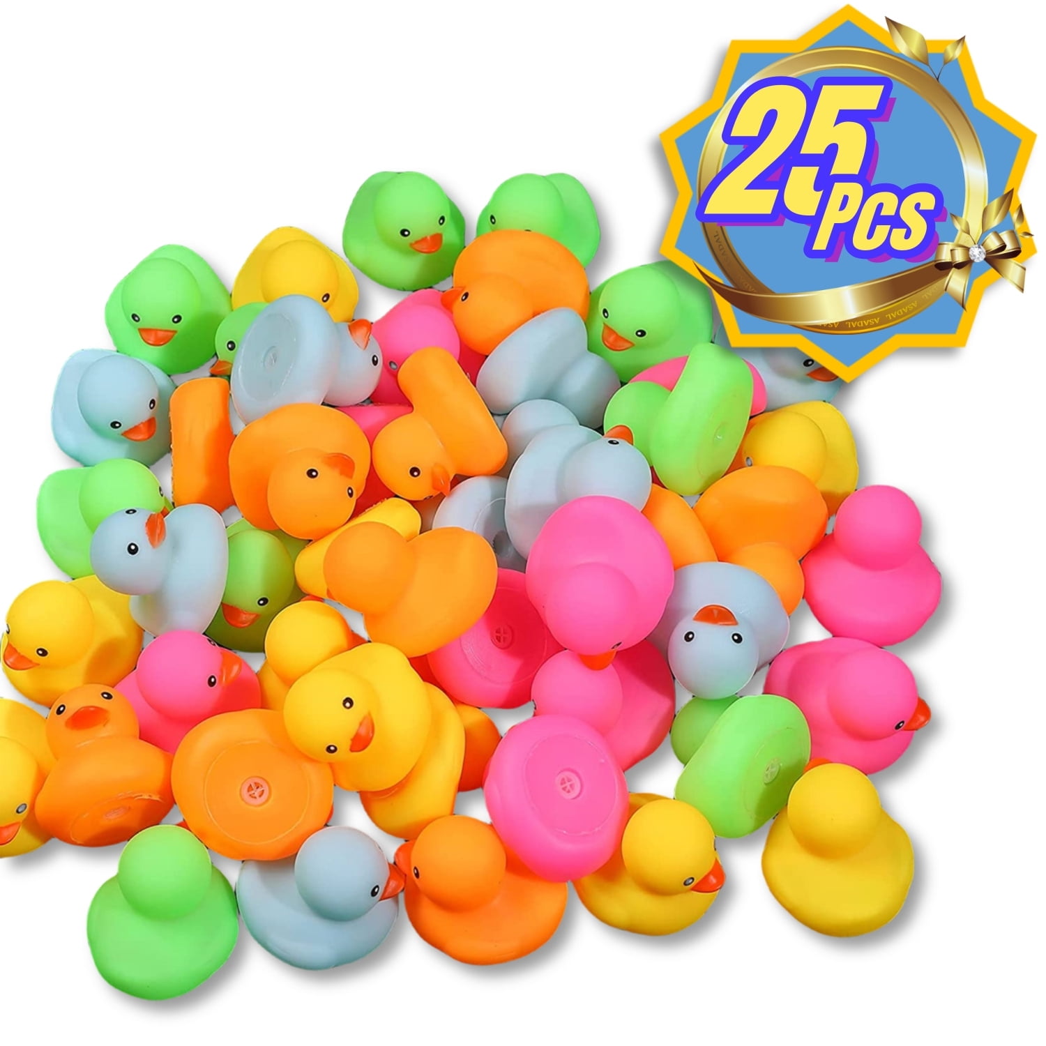 Click here for Grm 20/50pcs Multicolor Mini Rubber Duck Bath Toy... prices