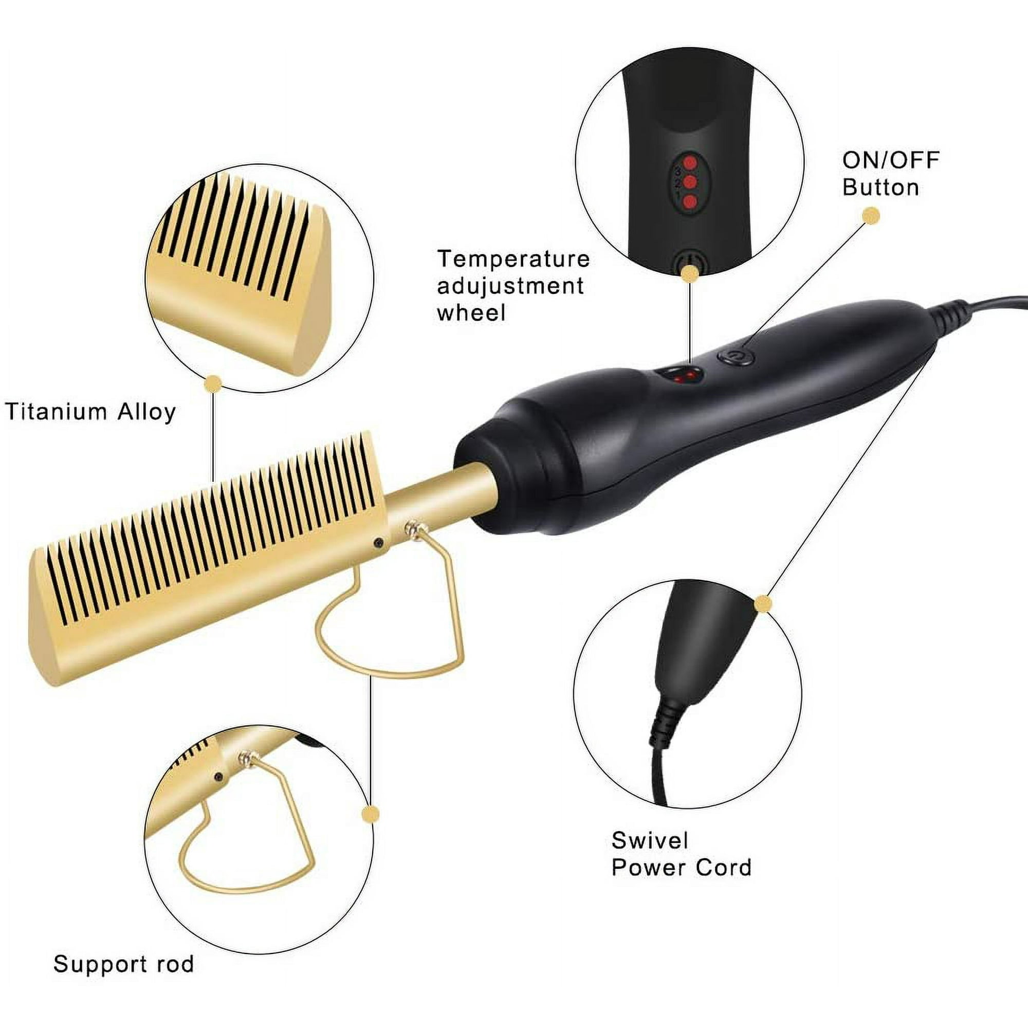Click here for Hotelus Hair Straightener With Comb  Alloy Electri... prices