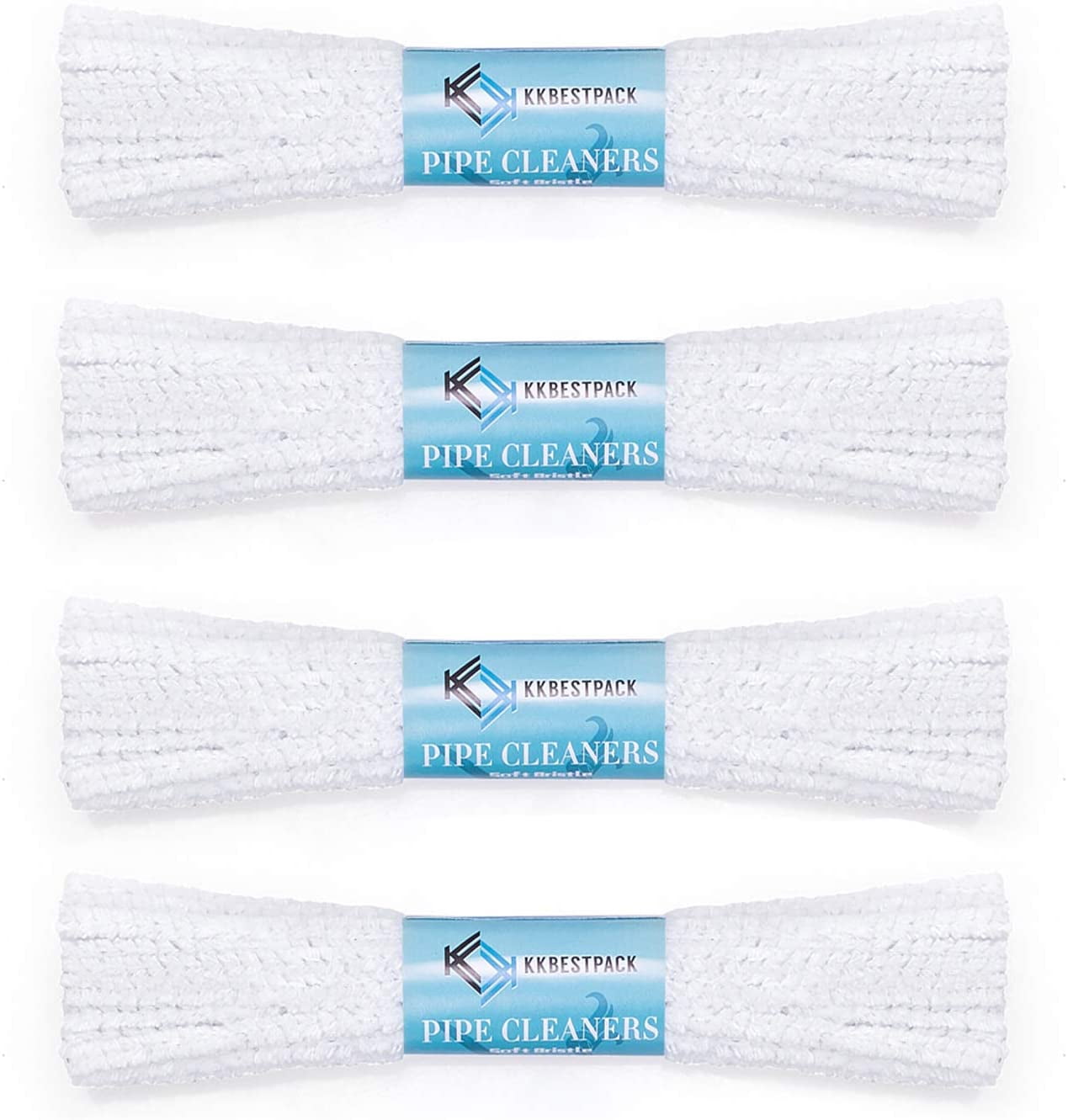 Kkbestpack 4 Bundles Pipe Cleaners, Soft, 176 Count - Walmart.com