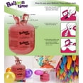 BLUE RIBBON Disposable Helium Tank 14.9 cu.ft - 50 Party Balloons ...
