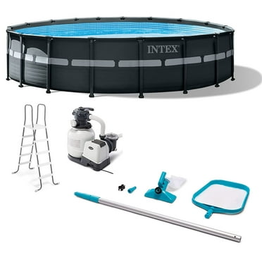 Intex 20' x 52" Ultra XTR Frame Above Ground Swimming Pool Set w/ Pump ...