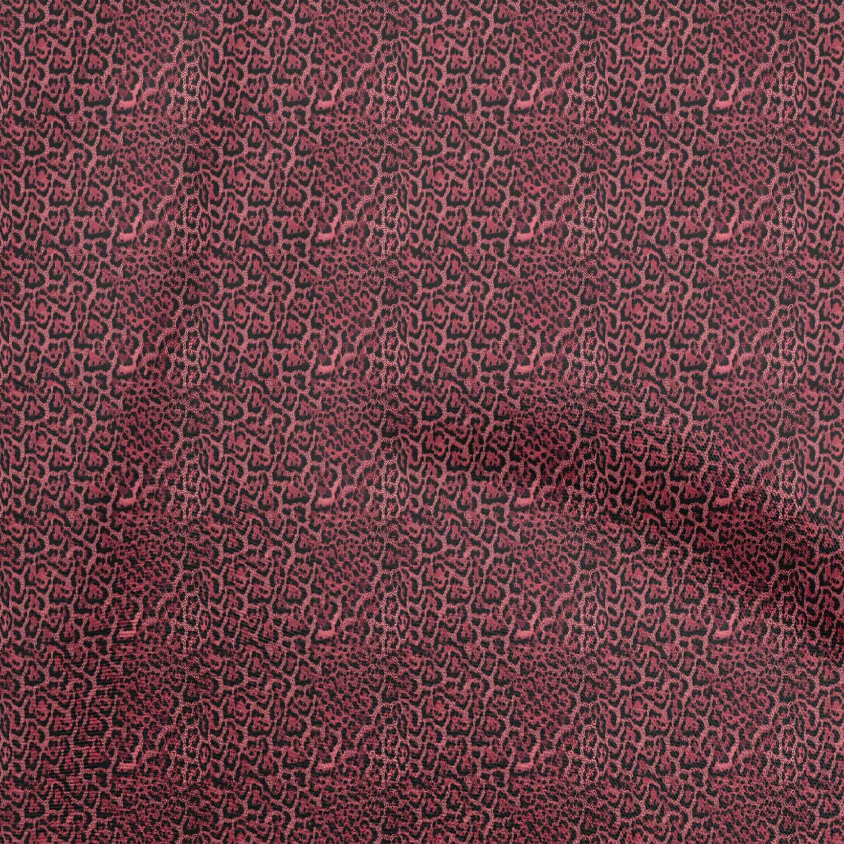 oneOone Velvet Magenta Fabric Animal Skin Sewing Fabric By The Yard ...