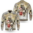 Happy New Year 2026 Shih Tzu Santa Gnome Holiday Party Snow All Over ...
